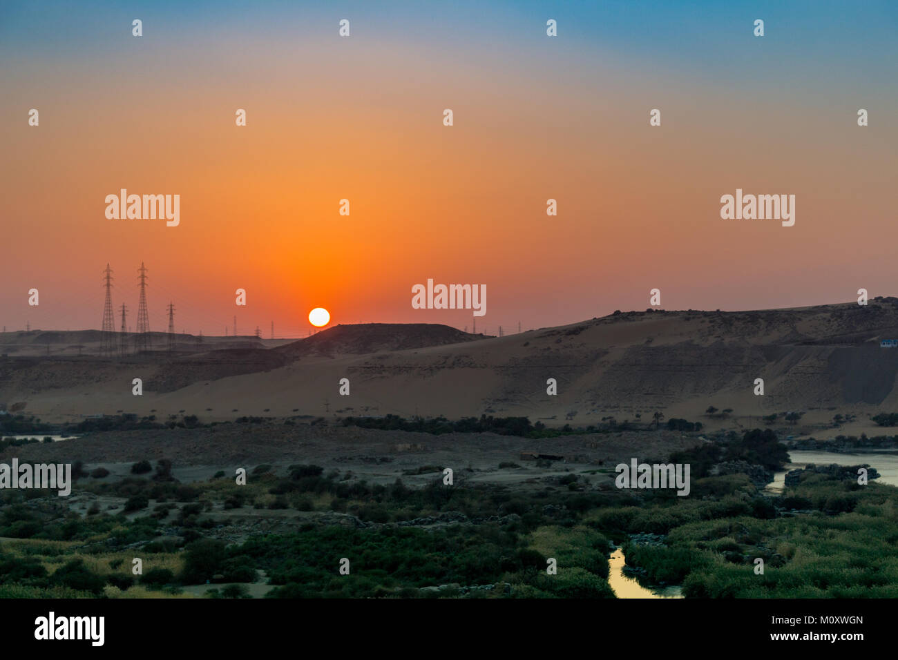 Aswan Nil And Desert High Resolution Stock Photography and Images - Alamy