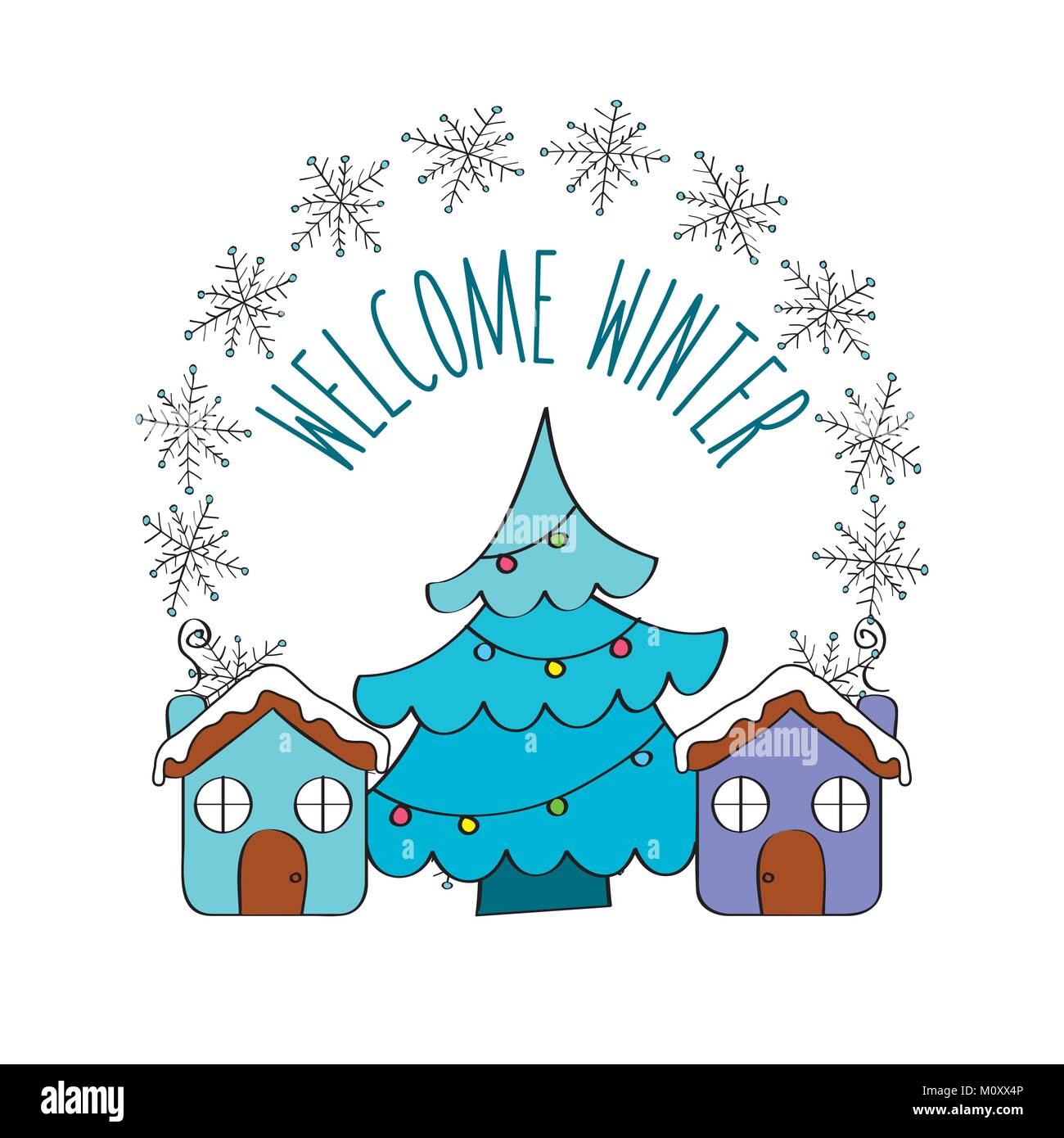 Welcoming tree Stock Vector Images - Alamy