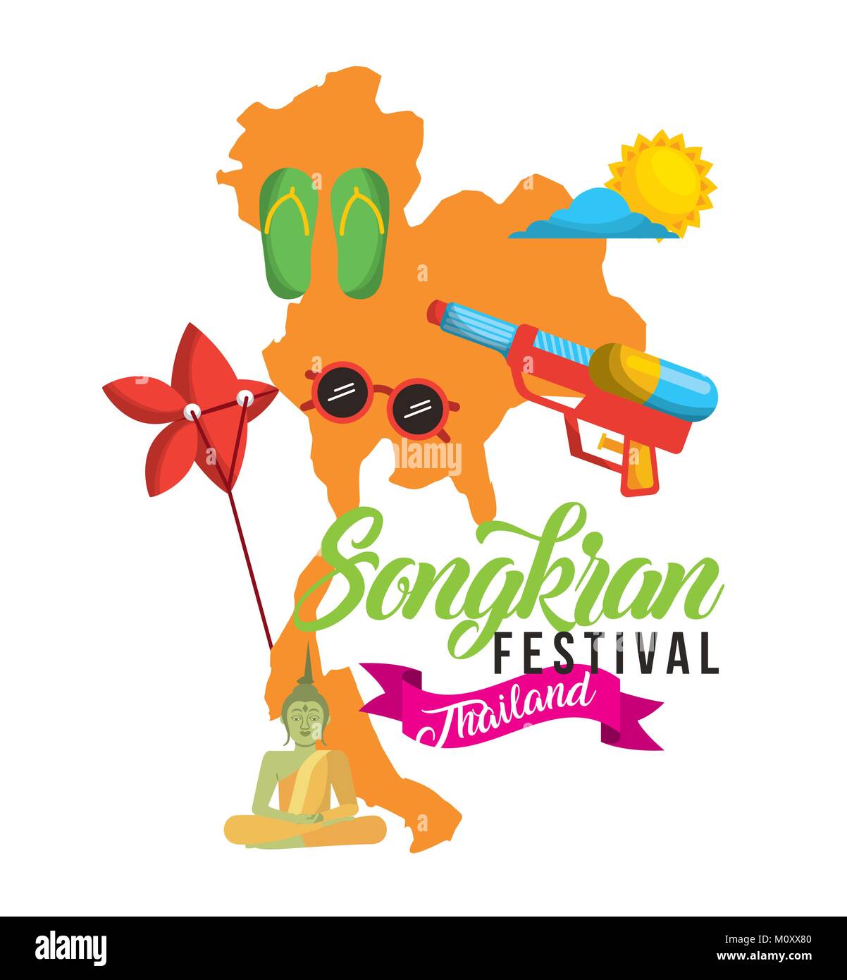 Bangkok festival songkran Cut Out Stock Images & Pictures - Alamy