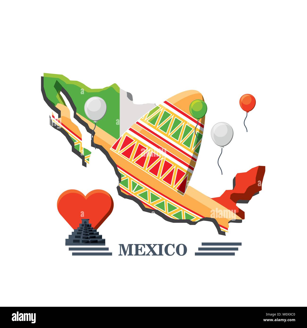 traditional mexican sombrero hat Stock Vector Image & Art - Alamy