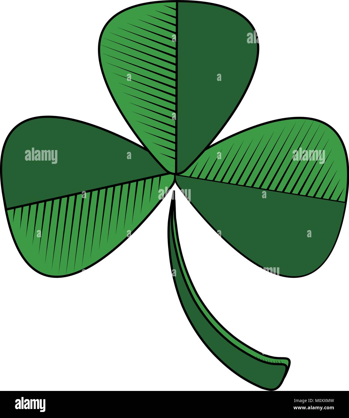 Three clover icon hi-res stock photography and images - Alamy