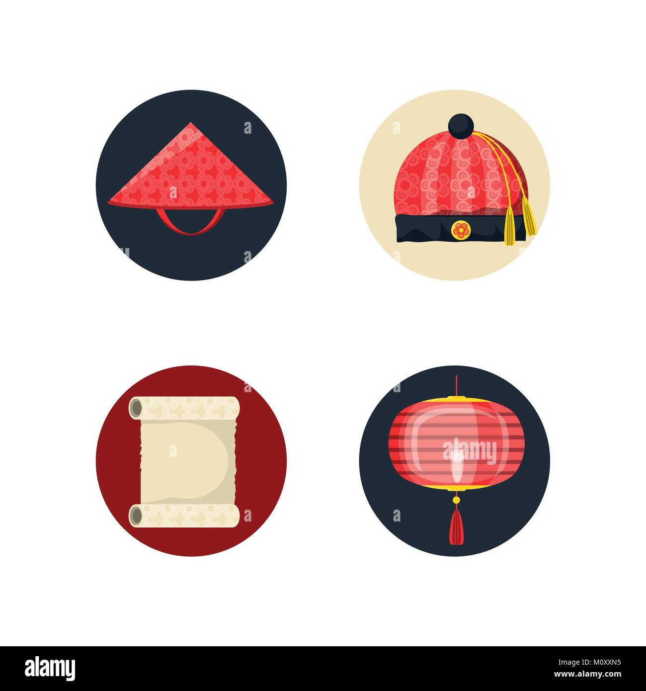 Elements Of Chinese Traditional Culture High Resolution Stock ...