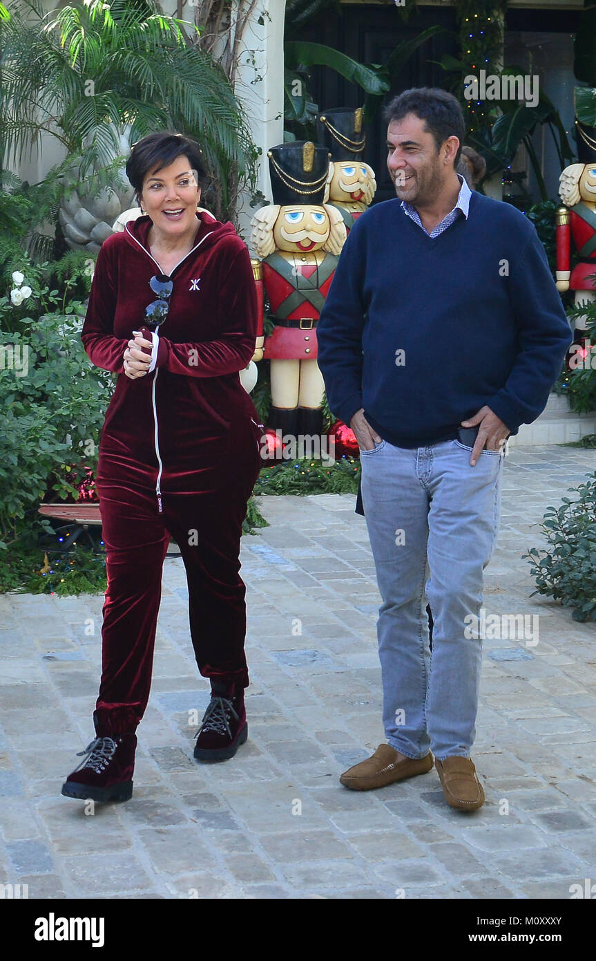 EXCLUSIVE Reality star Kris Jenner receives her Christmas present in LA ...