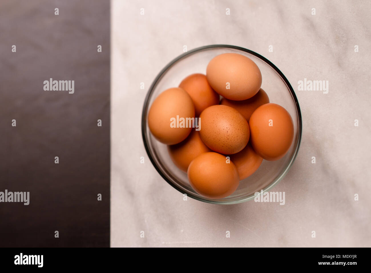 Eggs in the Kitchen Stock Photo - Alamy