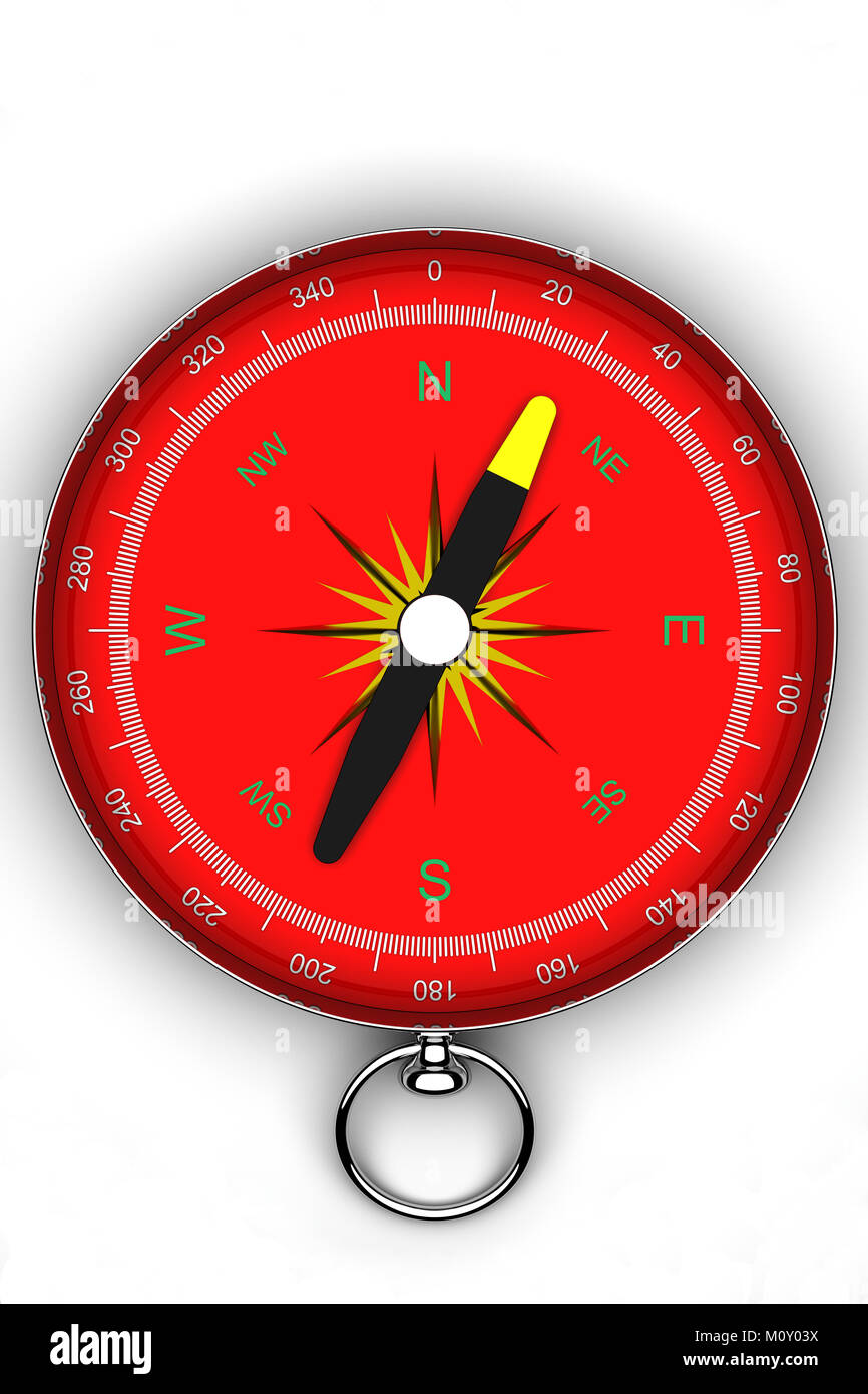 Map compass north south east west hi-res stock photography and images ...