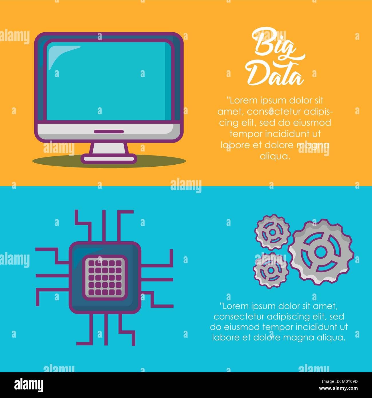 big data design concept Stock Vector Image & Art - Alamy