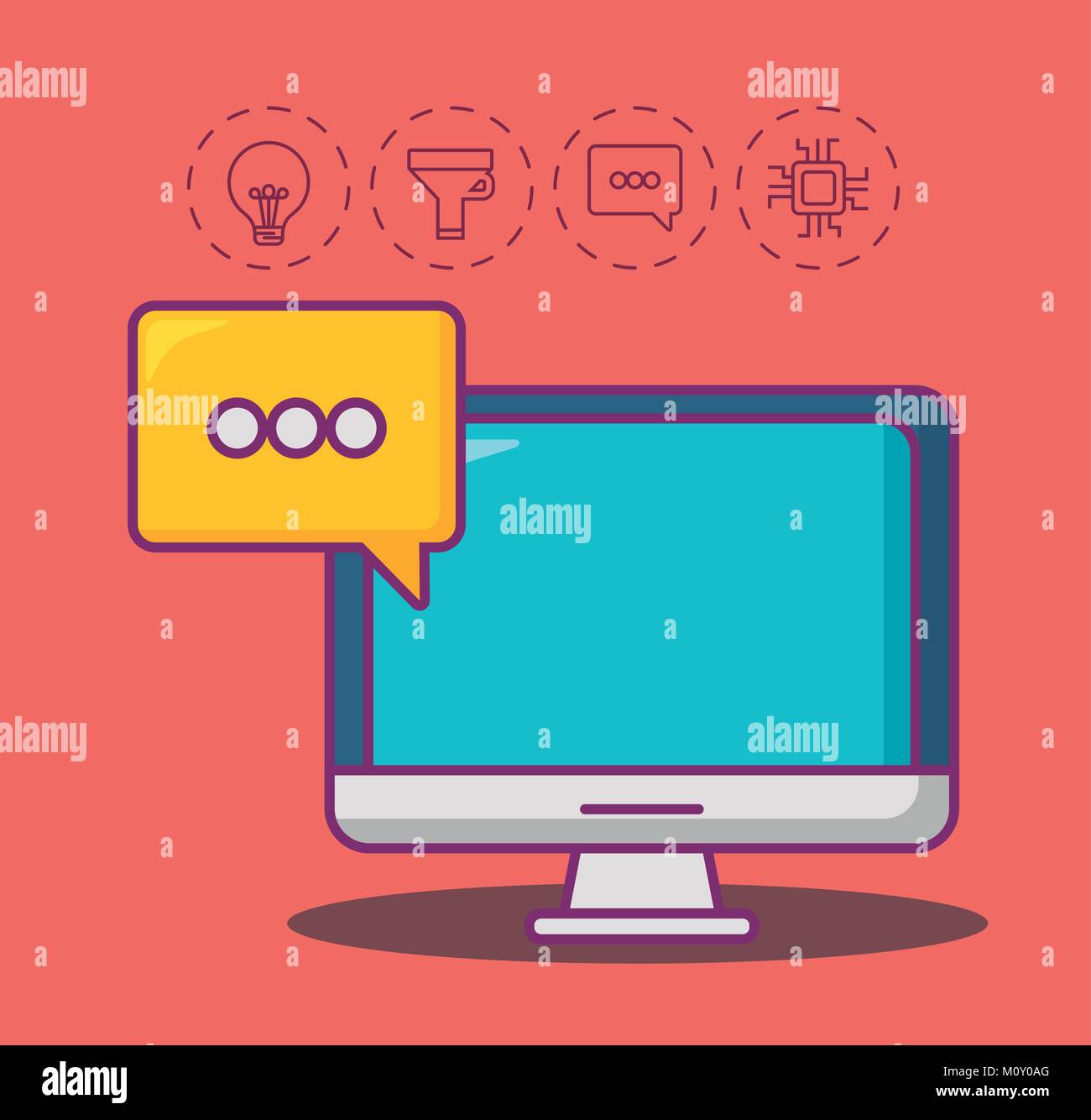 Big Data Design Concept Stock Vector Image And Art Alamy