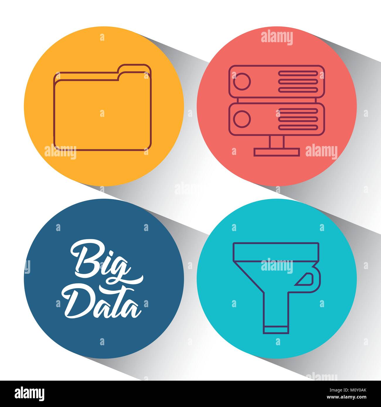 Big data design concept Stock Vector Image & Art - Alamy