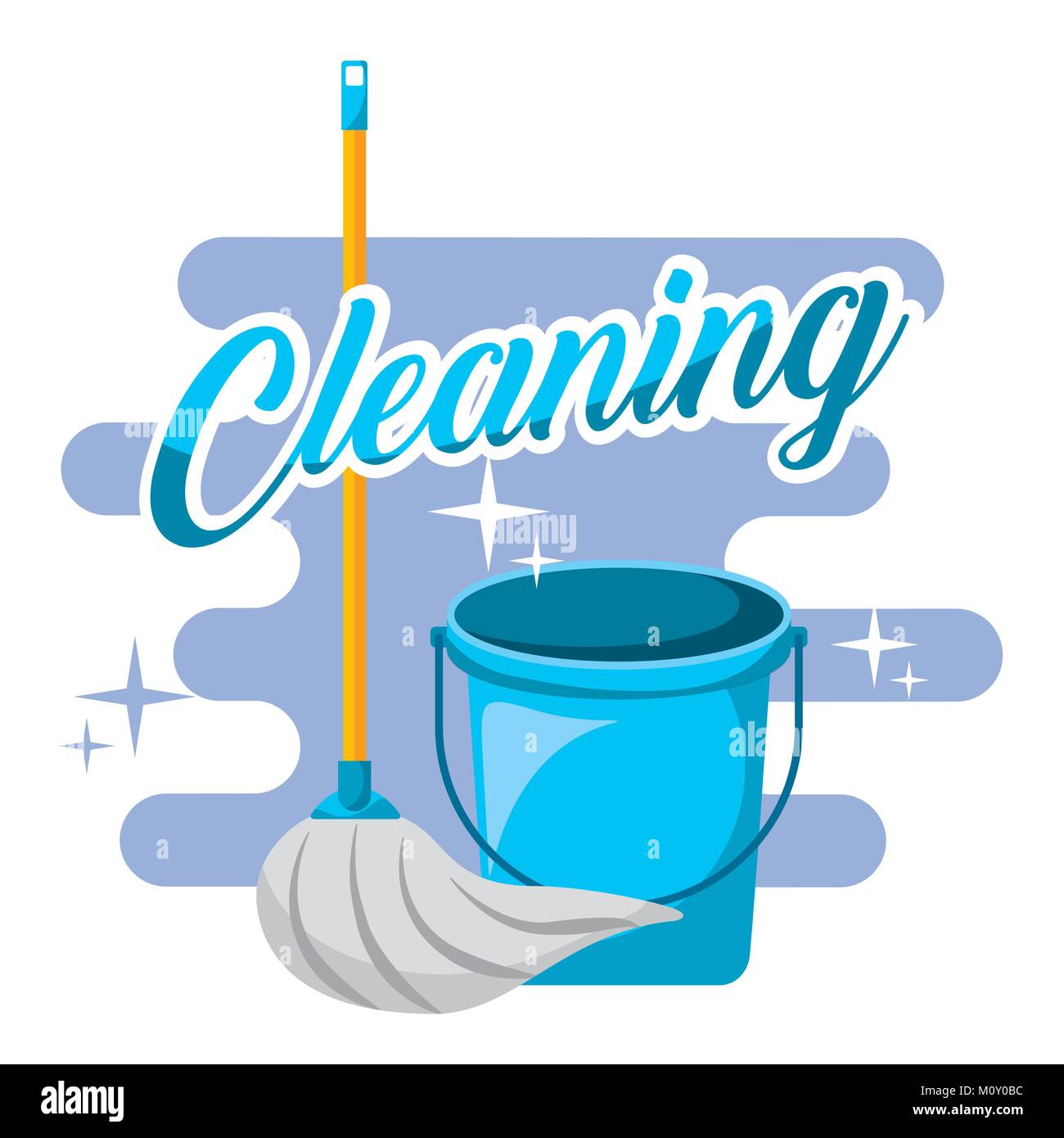 Wet cleaning tools Cut Out Stock Images & Pictures - Alamy