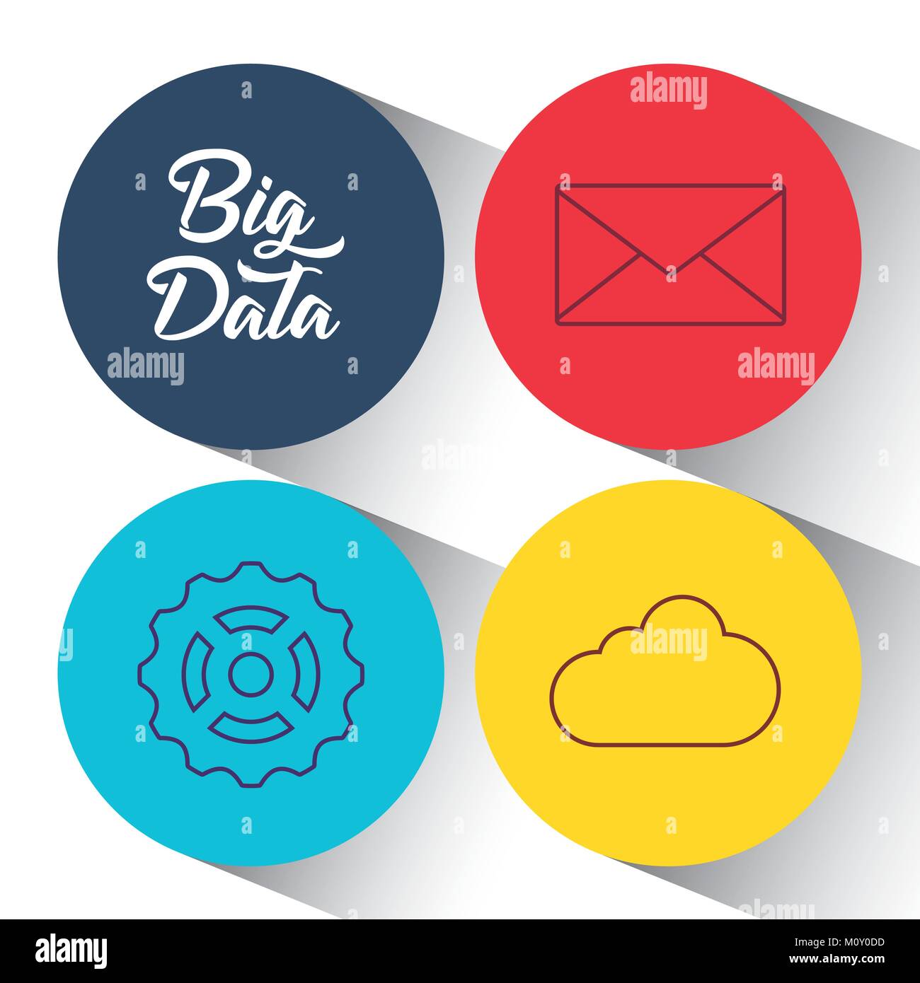 Big data design concept Stock Vector Image & Art - Alamy