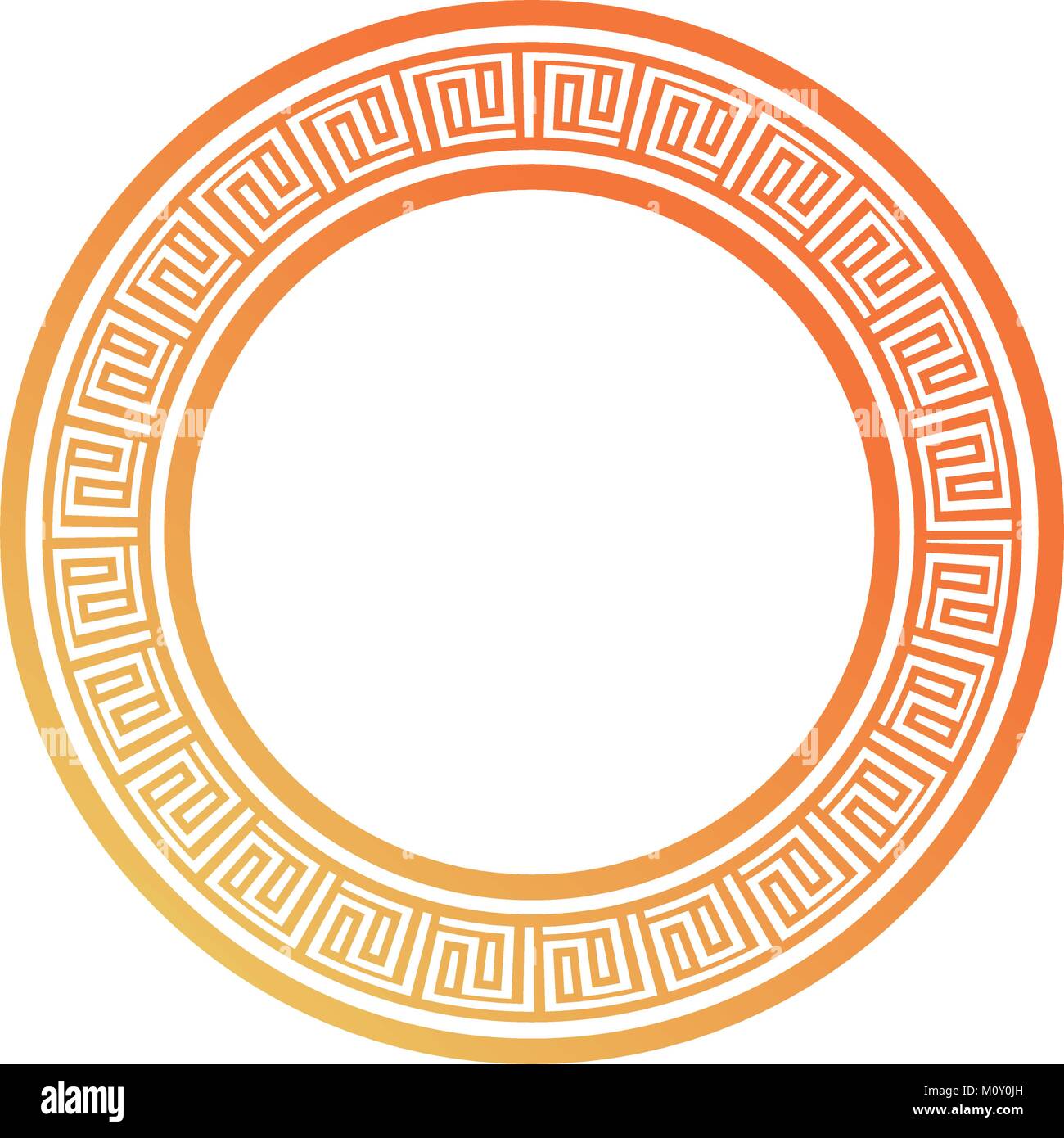 round ethnic frame design Stock Vector Image & Art - Alamy