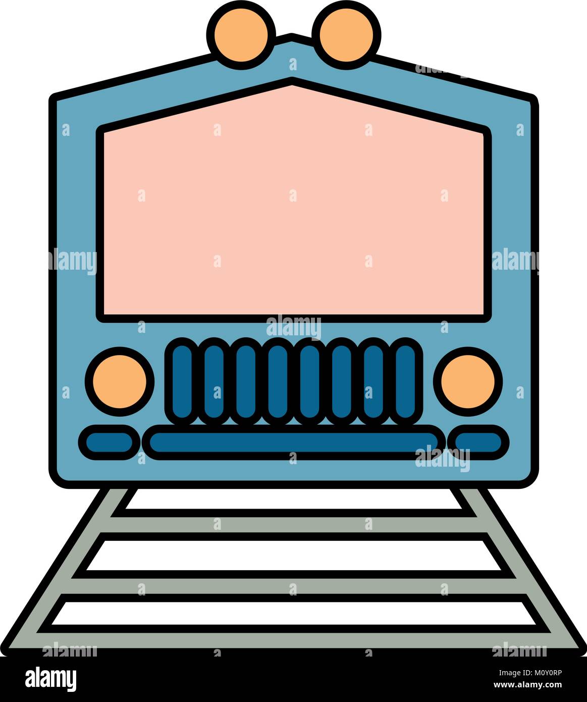 gray train vector illustration Stock Vector Image & Art - Alamy