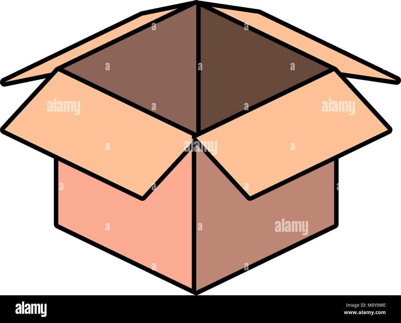 carton box vector illustration Stock Vector Image & Art - Alamy