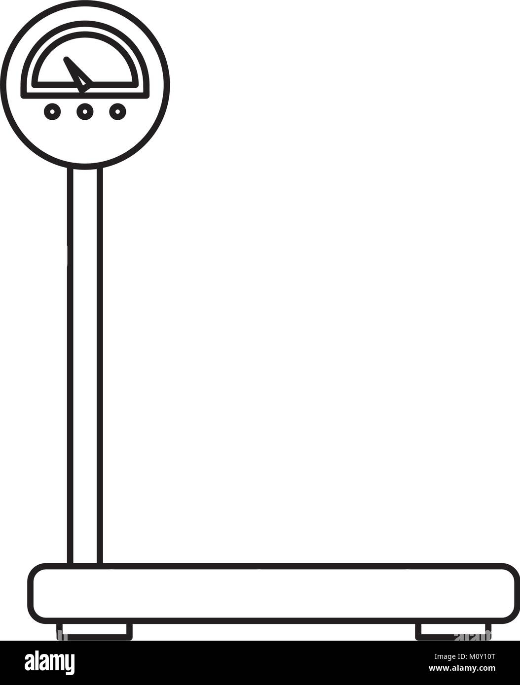 uncolored cargo weight vector illustration Stock Vector Image & Art - Alamy