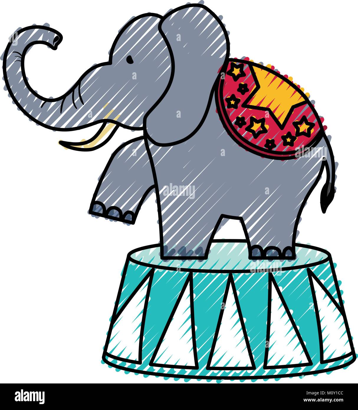 cartoon circus animals design Stock Vector Image & Art - Alamy