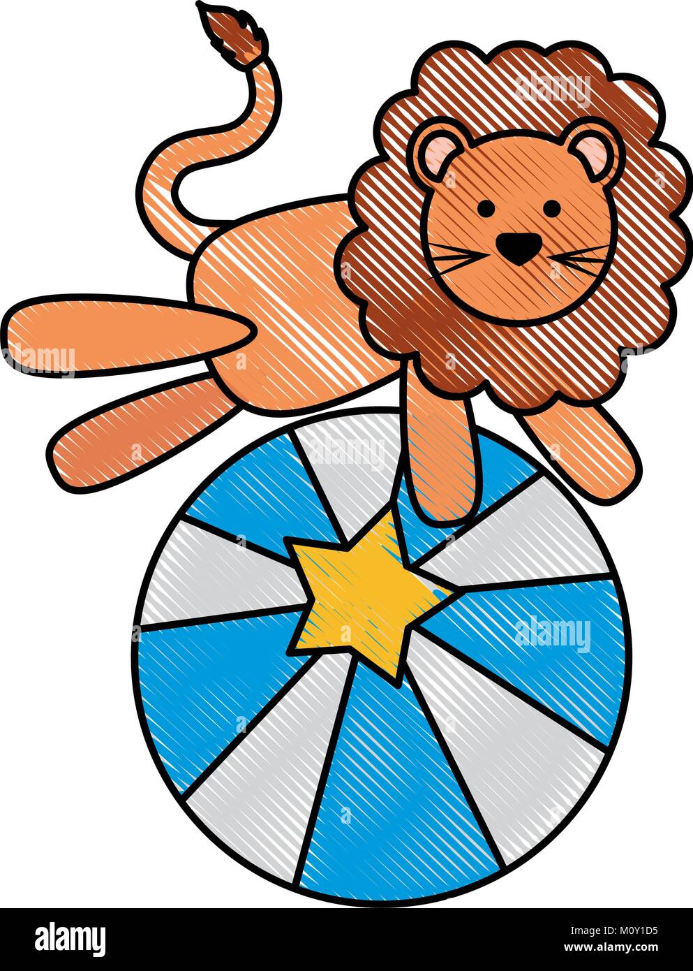 cartoon circus animals design Stock Vector Image & Art - Alamy