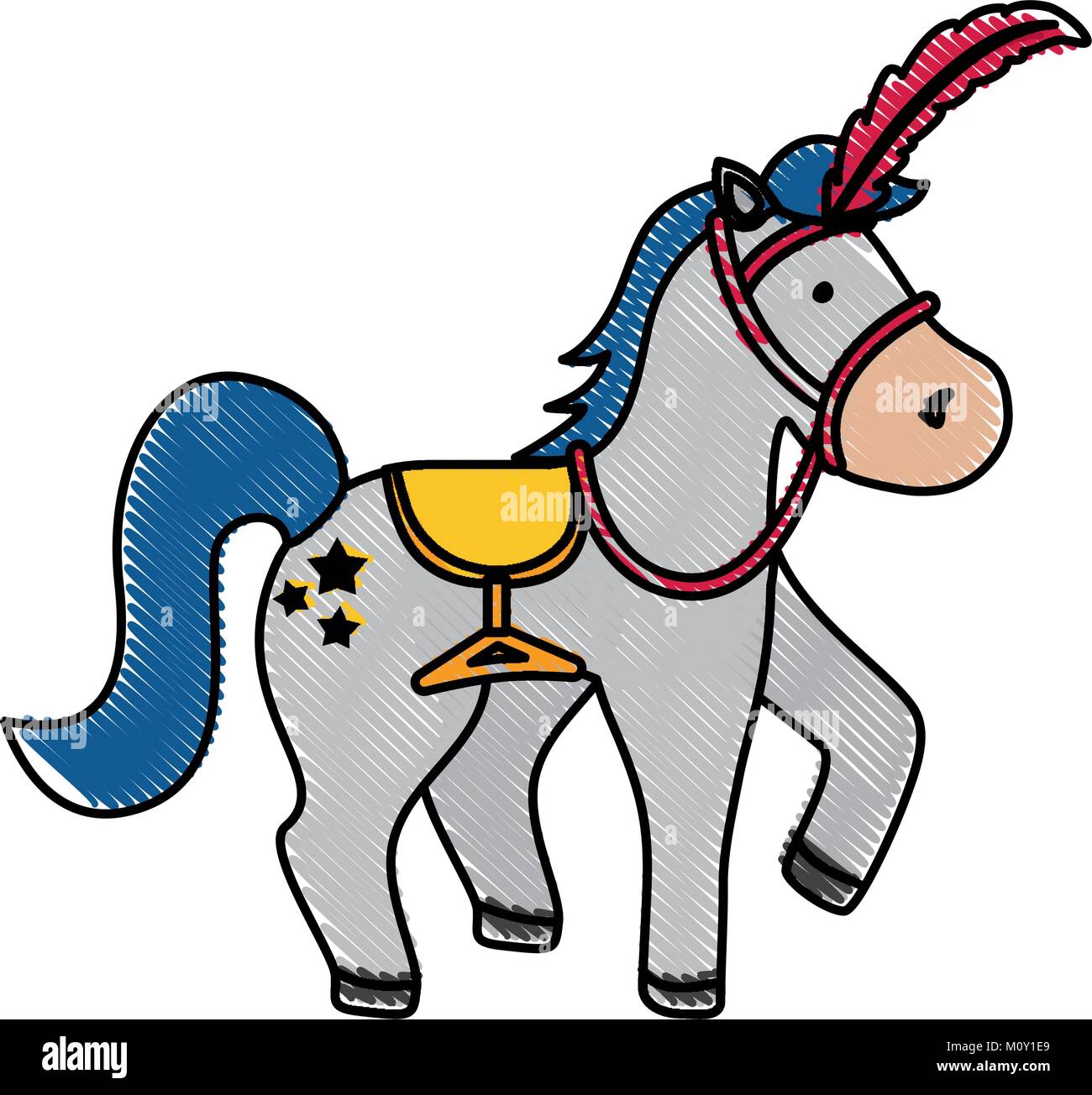 cartoon circus animals design Stock Vector Image & Art - Alamy