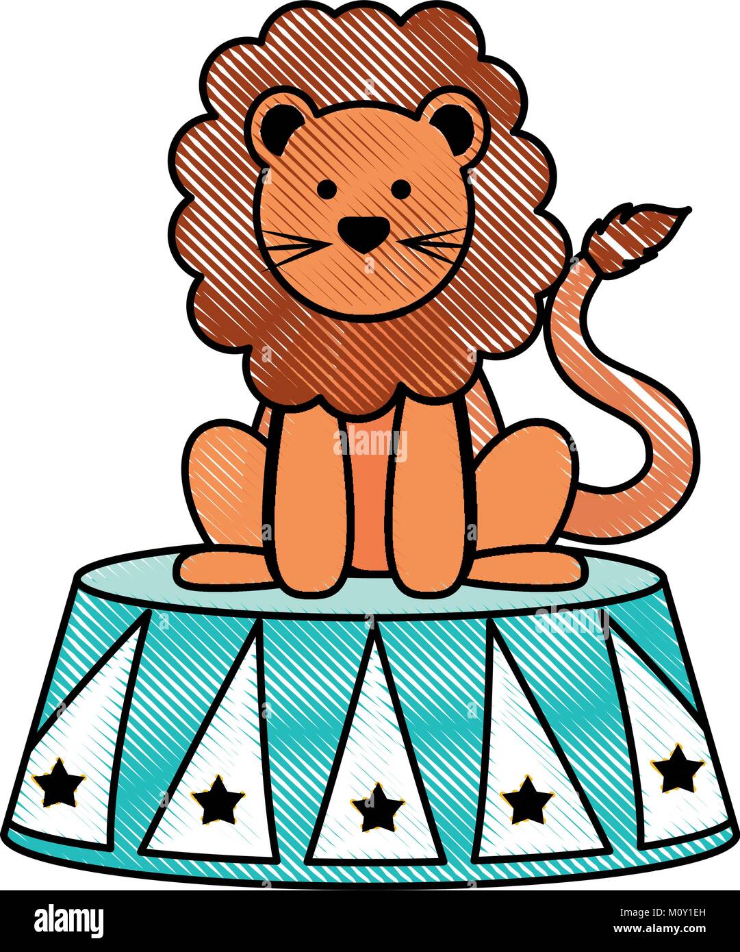 cartoon circus animals design Stock Vector Image & Art - Alamy