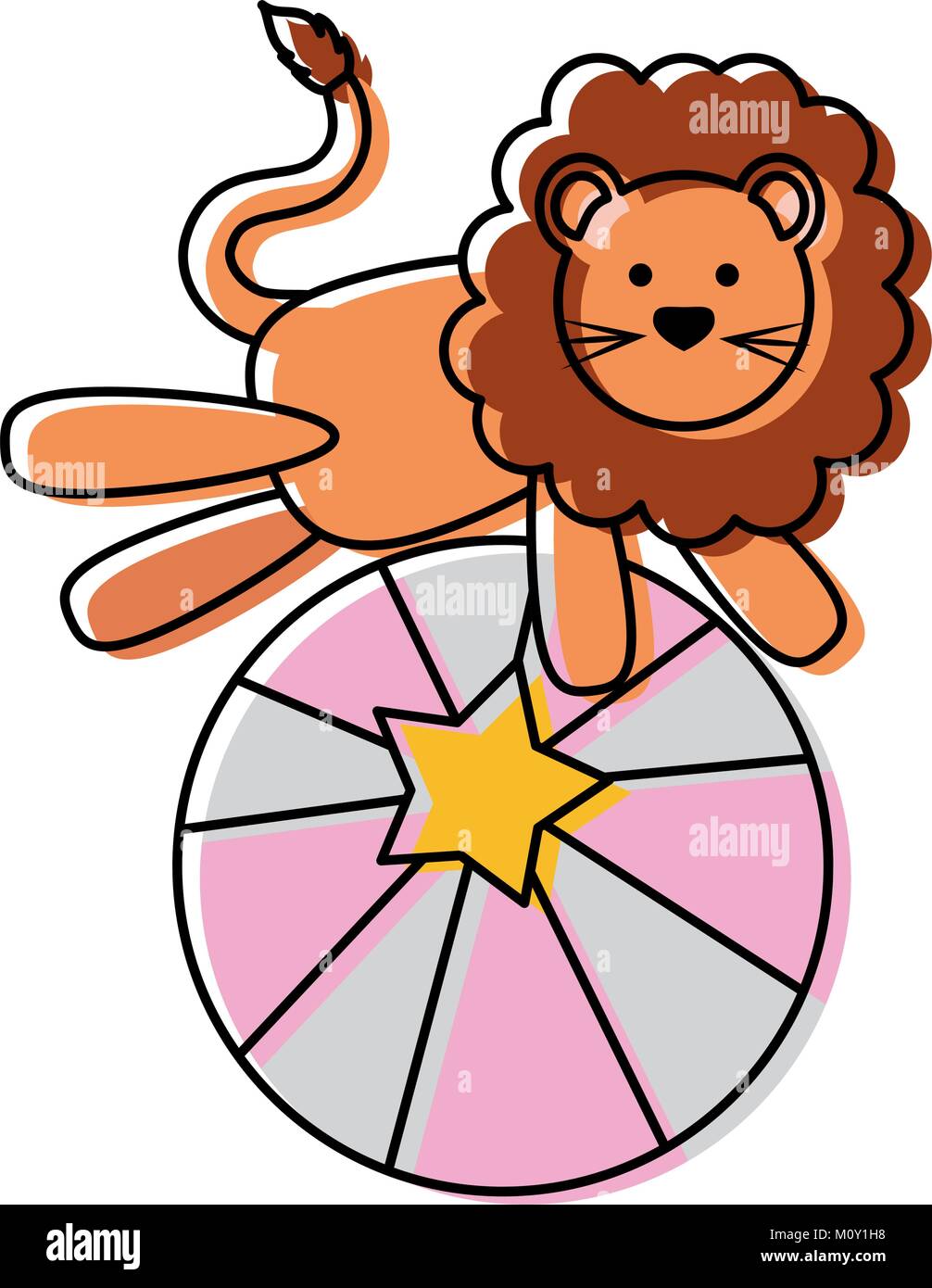 cartoon circus animals design Stock Vector Image & Art - Alamy