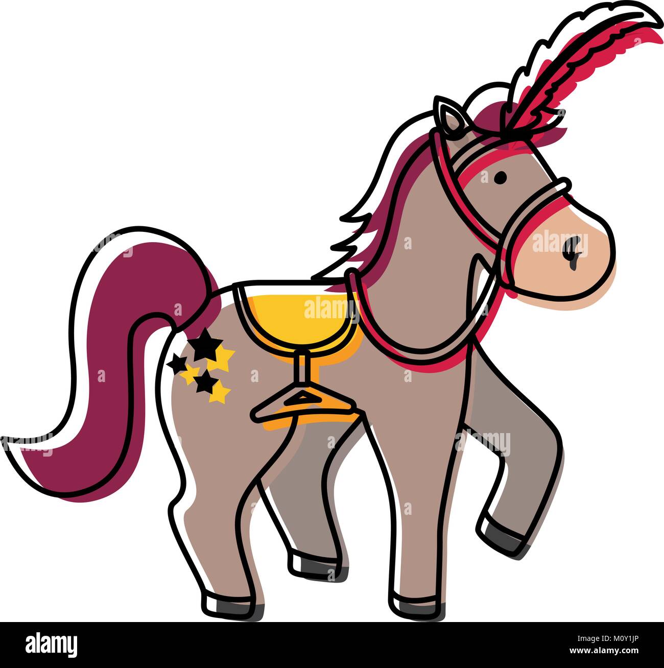 cartoon circus animals design Stock Vector Image & Art - Alamy