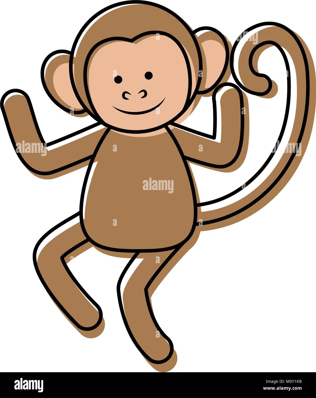 cartoon monkey icon image Stock Vector Image & Art - Alamy