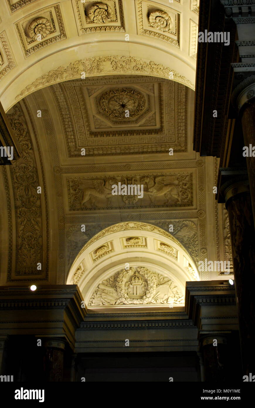 Detail of the roof of the Louvre Museum in Paris, France Stock Photo ...