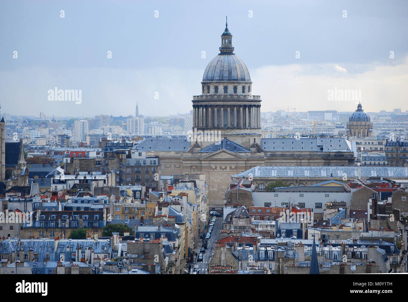 The road leading to the Pantheon in Paris Stock Photo - Alamy