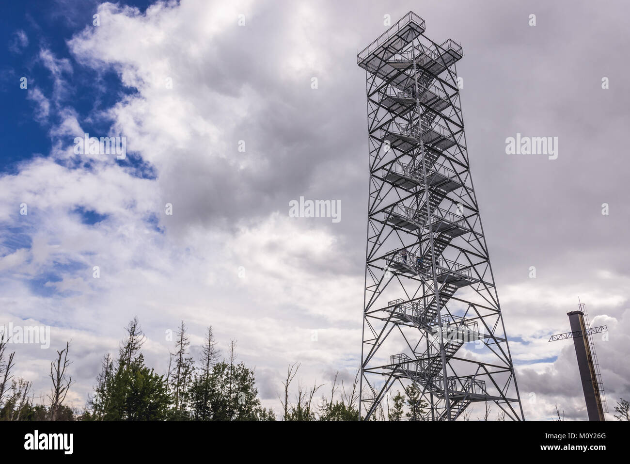 Lookout tower in Mamerki (German: Mauerwald) bunker complex - former ...