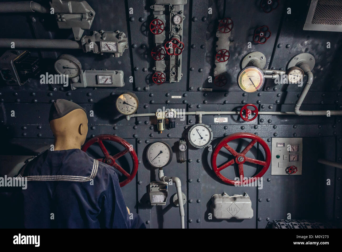 Model of U-Boot submarine in Museum of Mamerki (German: Mauerwald ...