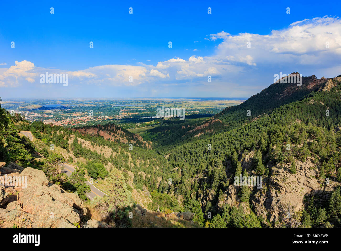 Boulder colorado aerial hi-res stock photography and images - Alamy