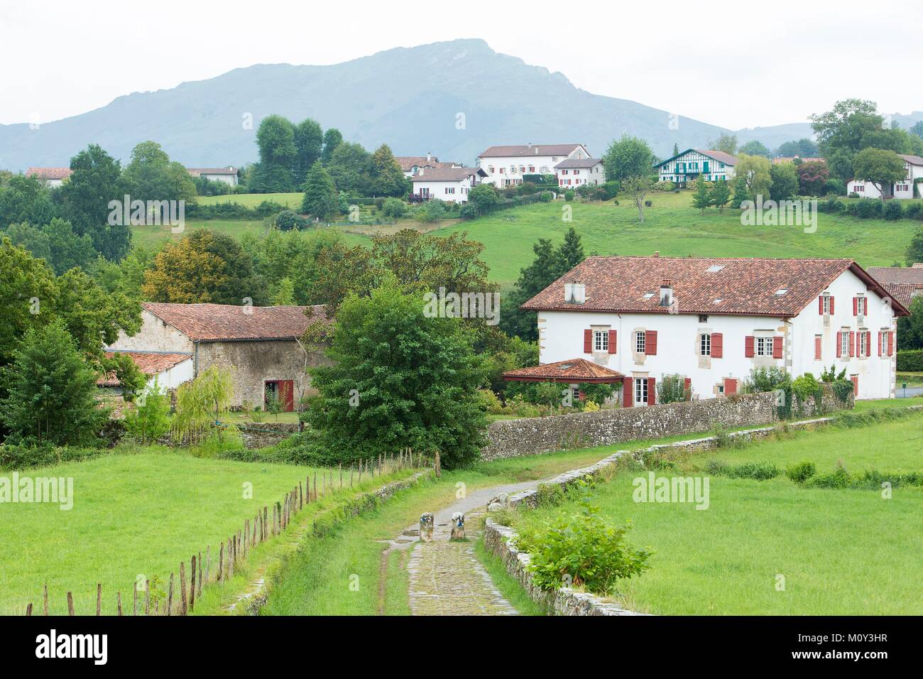 France,Pyrenees Atlantiques,Pays Basque,Sare labelled Les Plus Beaux ...