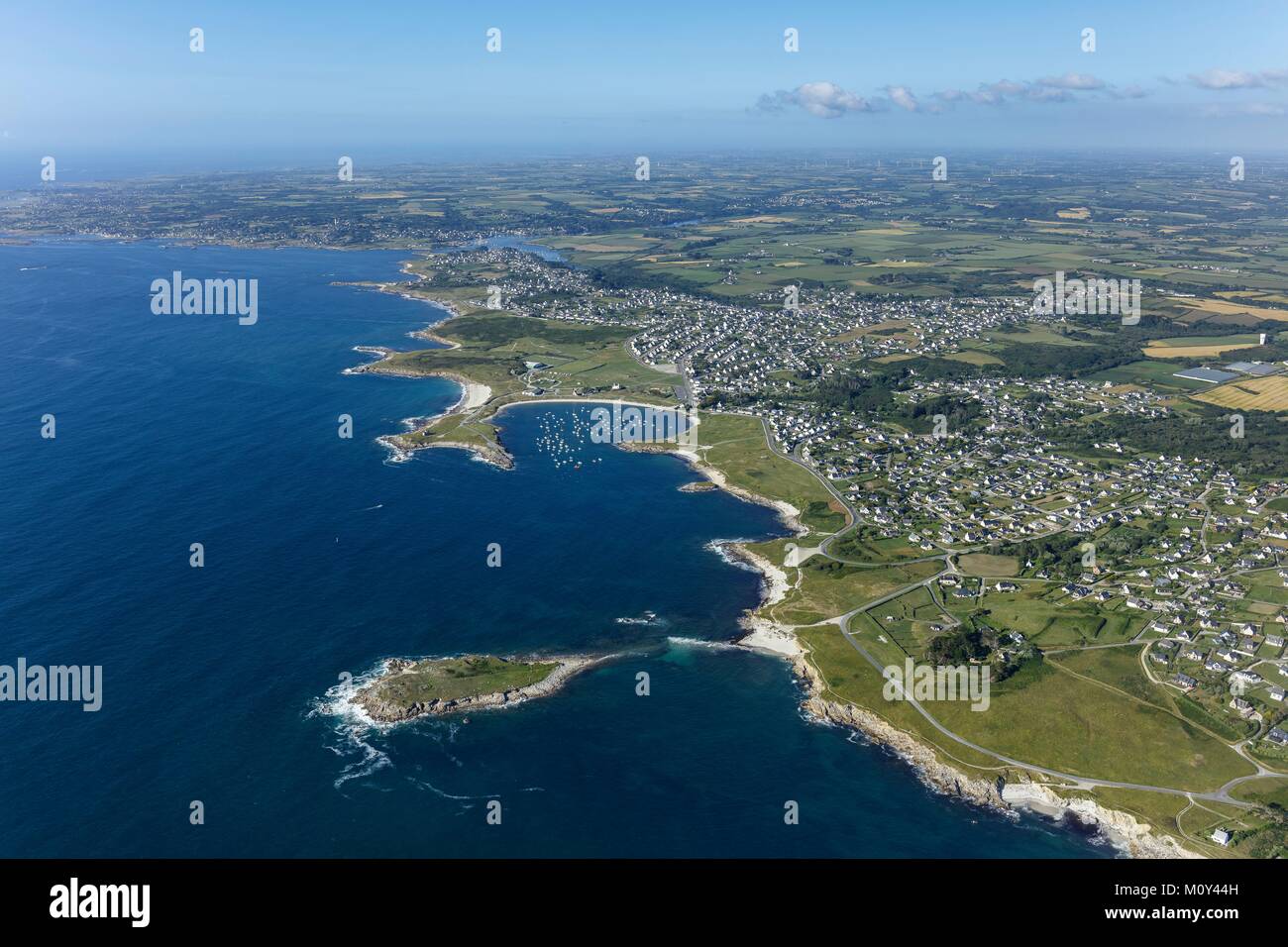 France,Finistere,Lampaul Plouarzel,Segal island,Porspaul harbour,Pointe ...