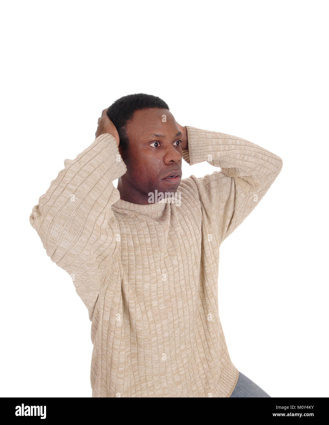 Scary eyes, african american hi-res stock photography and images - Alamy