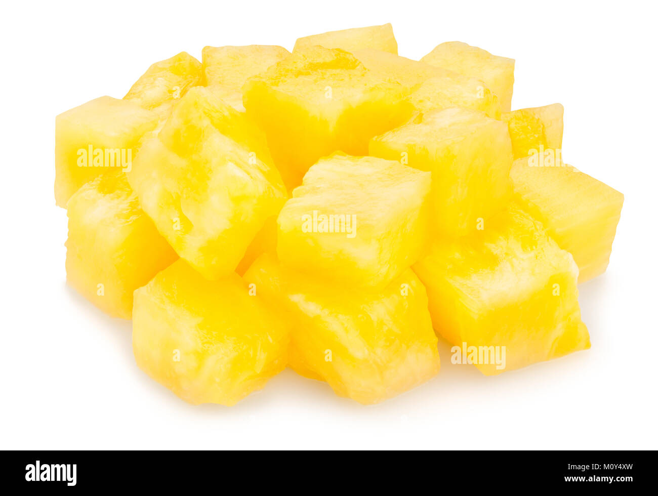sliced pineapple chunks path isolated Stock Photo - Alamy sliced pineapple chunks path isolated Stock Photo - Alamy