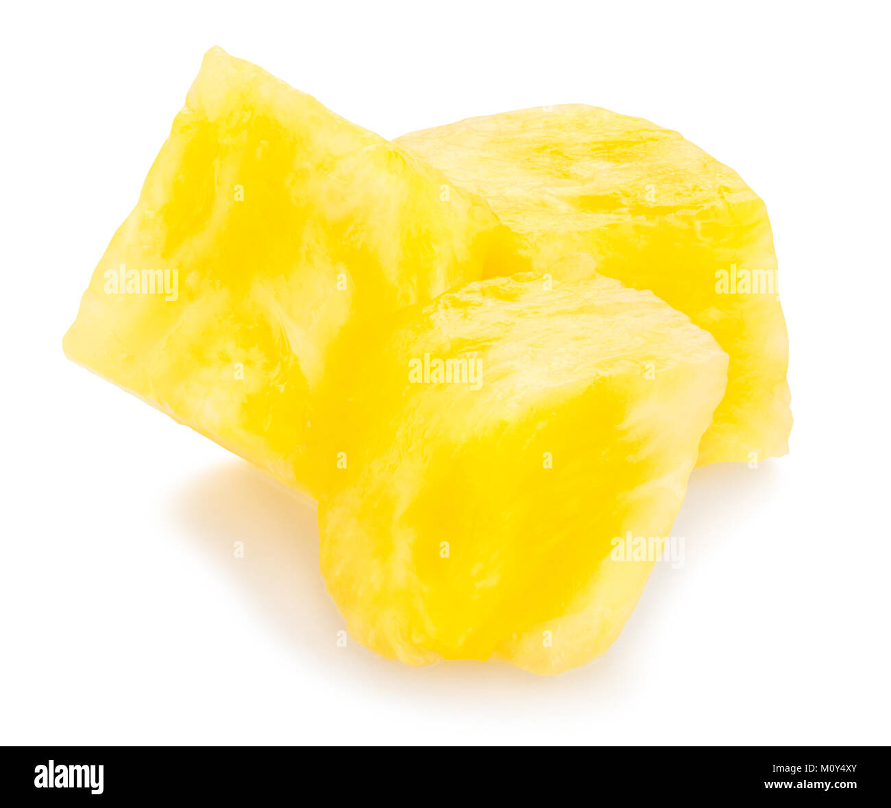 Pineapple cube Cut Out Stock Images & Pictures - Alamy