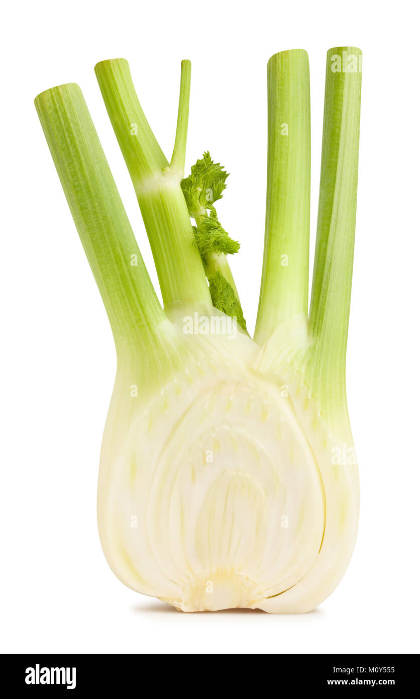 sliced fennel path isolated Stock Photo - Alamy