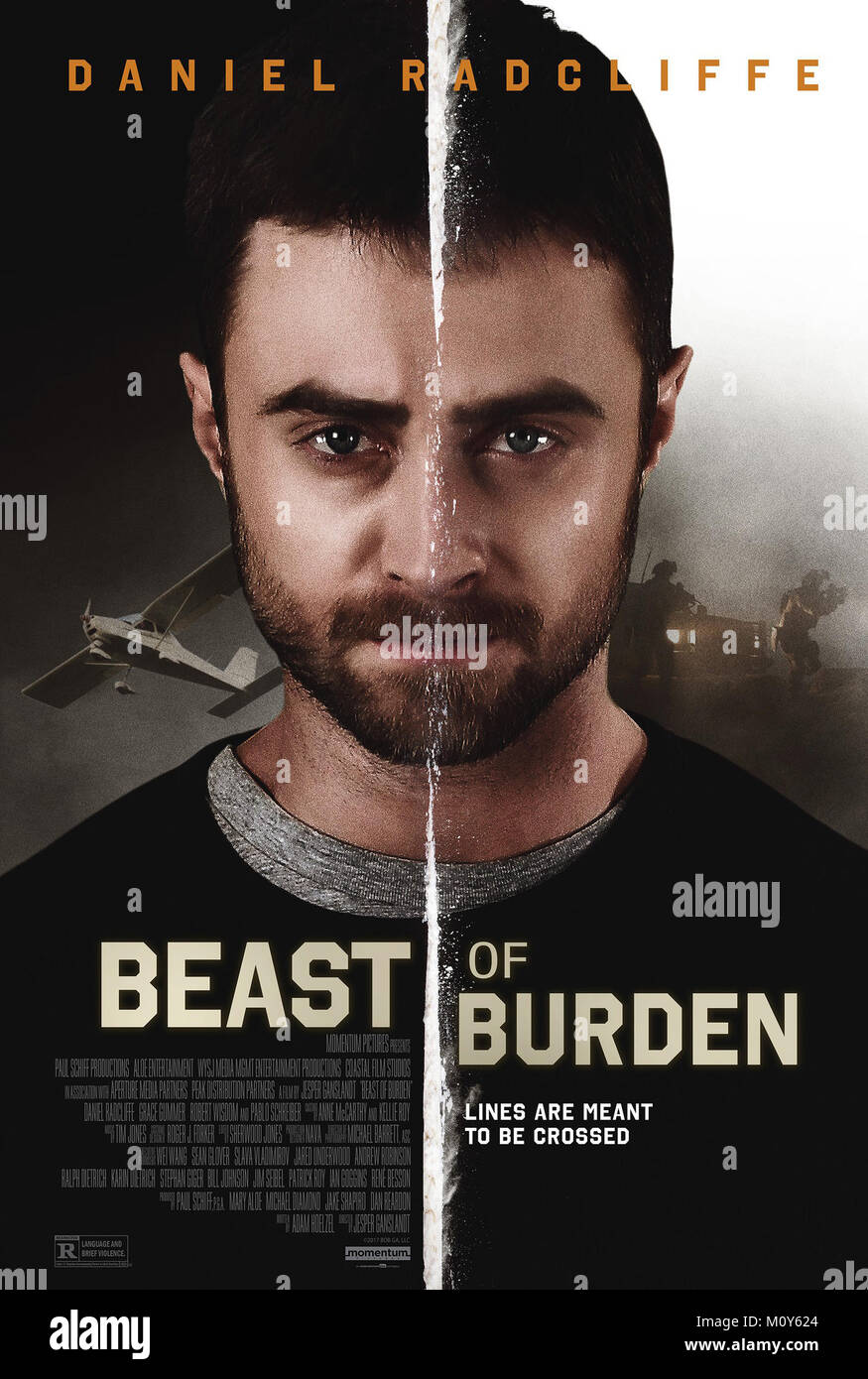 BEAST OF BURDEN, US poster, Daniel Radcliffe, 2018. ©Momentum Pictures ...