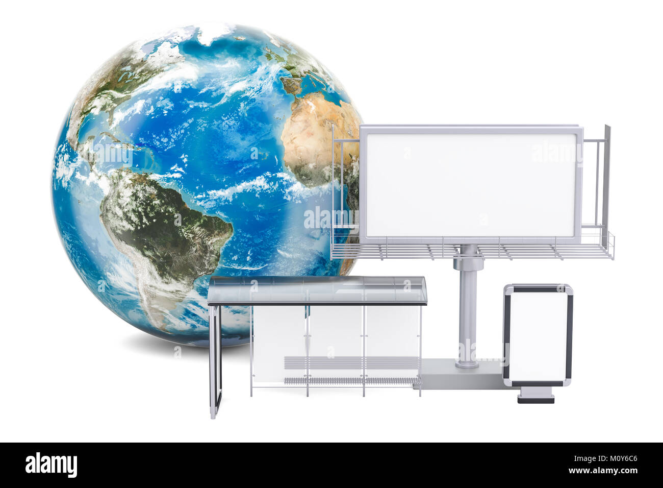 Global advertising market concept, 3D rendering Stock Photo - Alamy