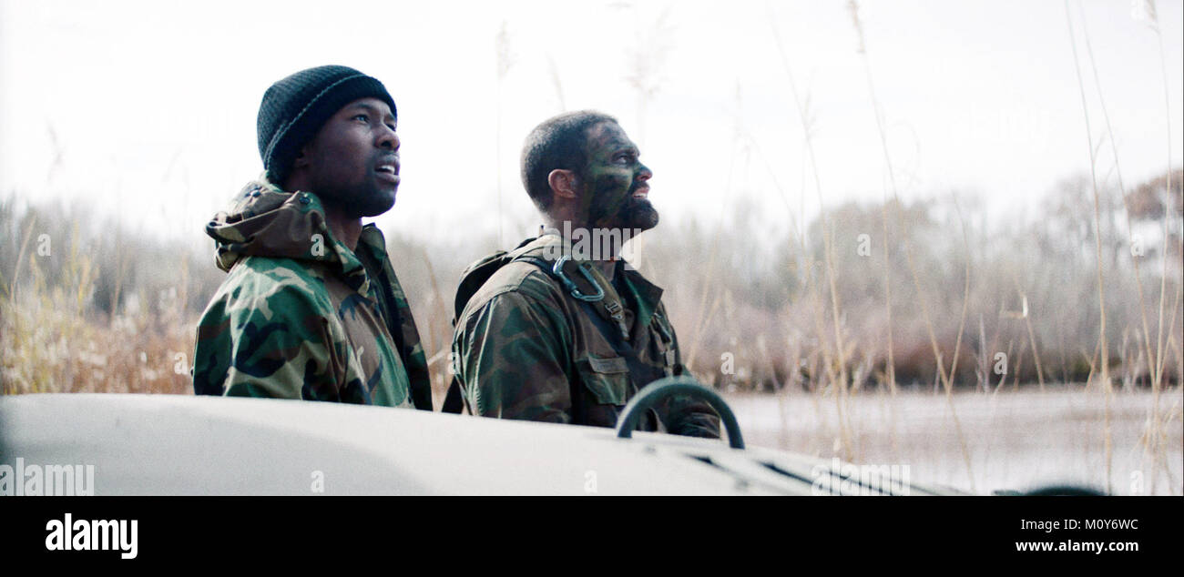 12 STRONG, l-r: Trevante Rhodes, Geoff Stults, 2018. © Warner Bros ...