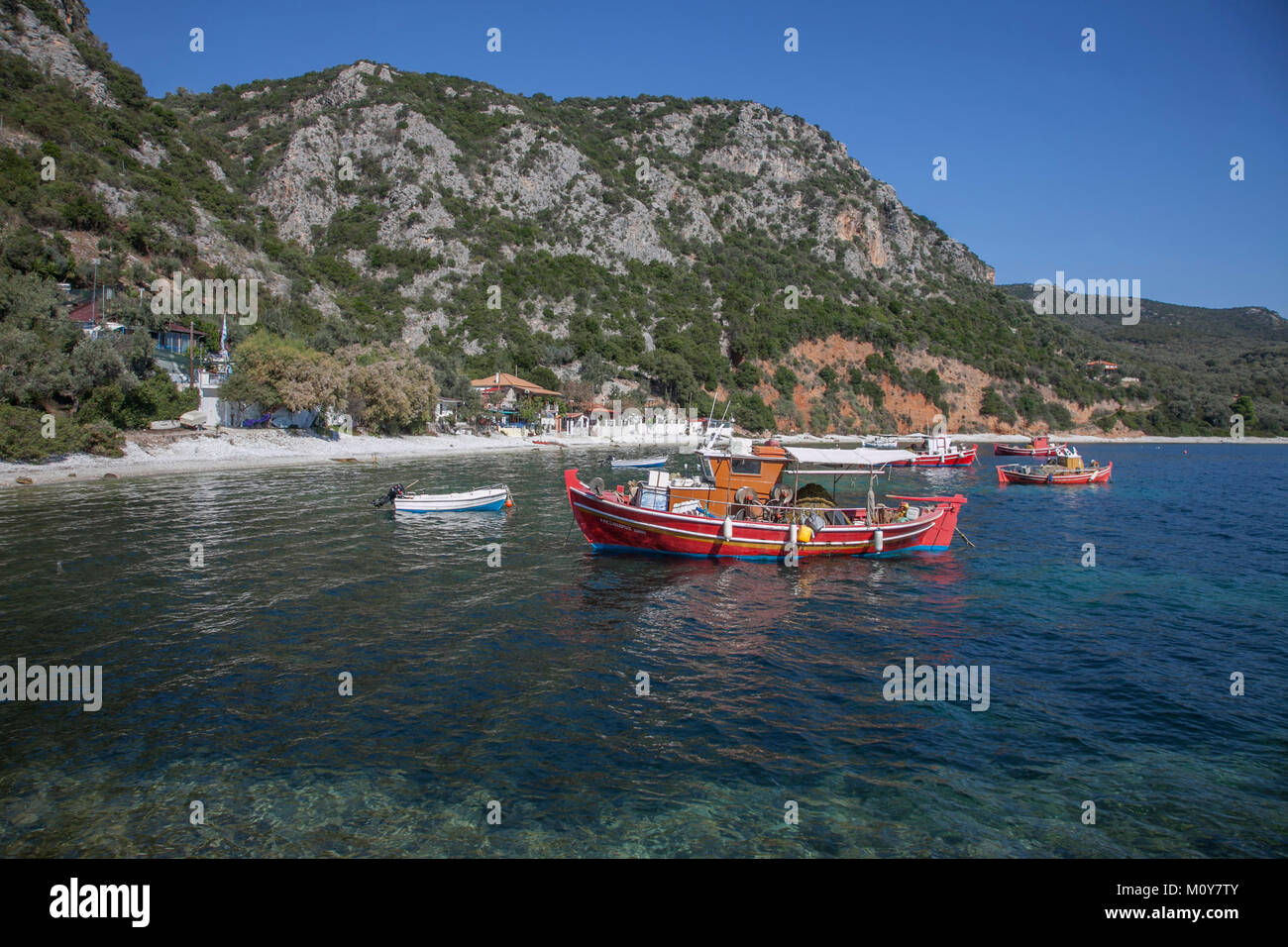 Chondri Ammos beach,Pilio Greece Stock Photo - Alamy