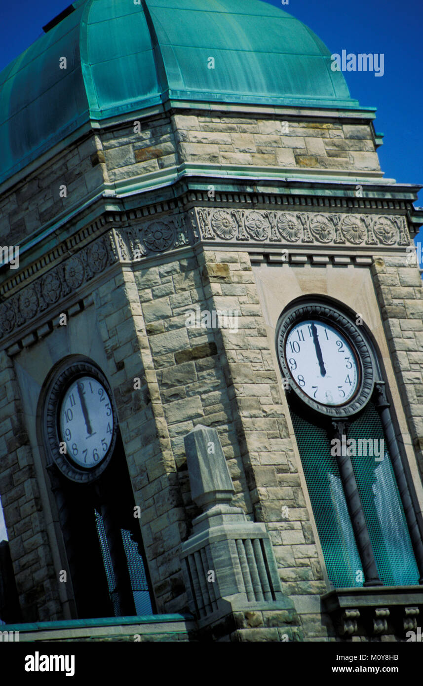 Clock tower Post Office Cambridge (Galt) Ontario Canada Stock Photo - Alamy