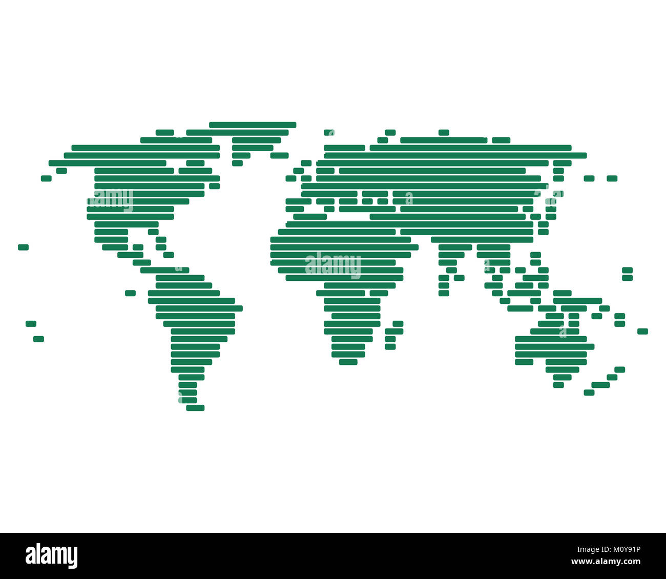 Map of The world Stock Photo - Alamy