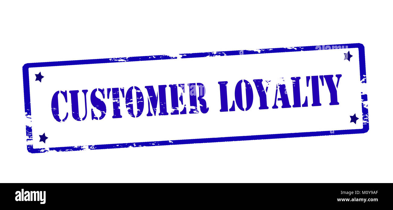 Rubber stamp with text customer loyalty inside, vector illustration ...