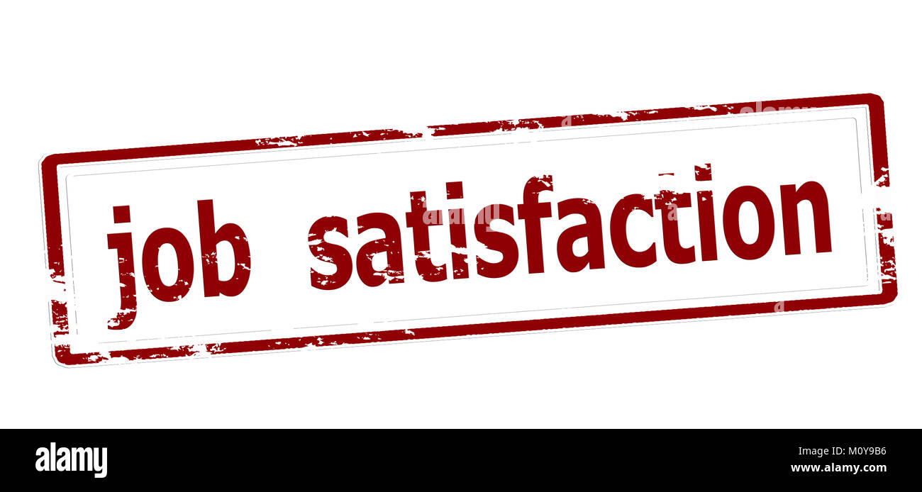 Rubber stamp with text job satisfaction inside, vector illustration ...