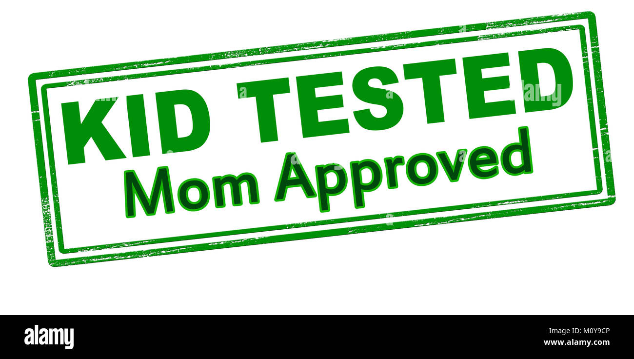 Mom approved stamp hi-res stock photography and images - Alamy