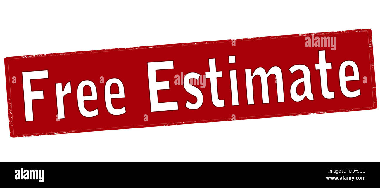 Free estimate stamp hi-res stock photography and images - Alamy