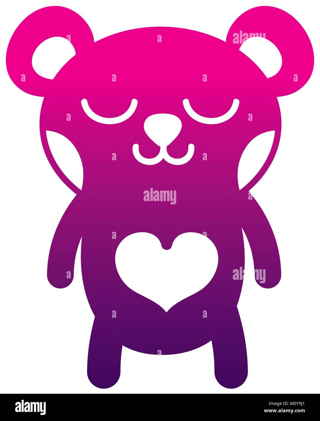 Cute wild animals sleeping Stock Vector Images - Alamy