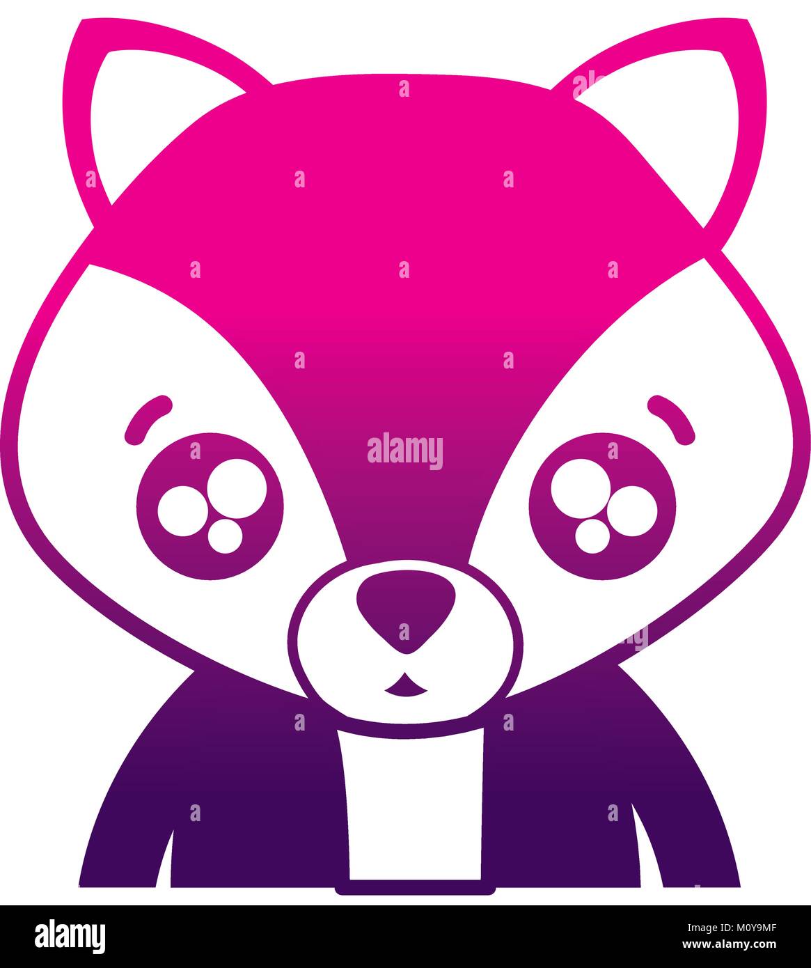 silhouette surprised fox adorable wild animal Stock Vector Image & Art ...