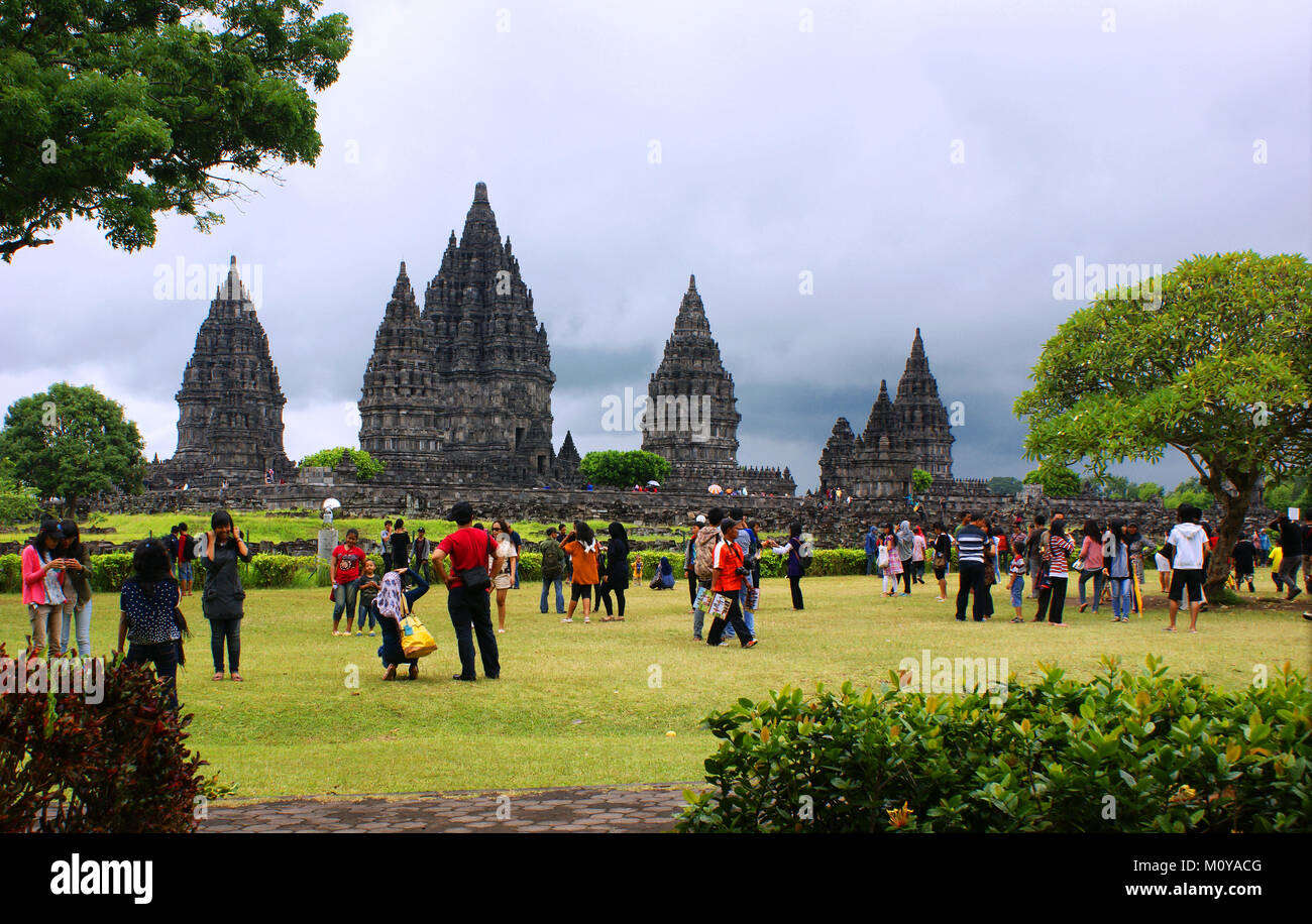 Candi Prambanan Temple, Yogyakarta, Indonesia Stock Photo - Alamy