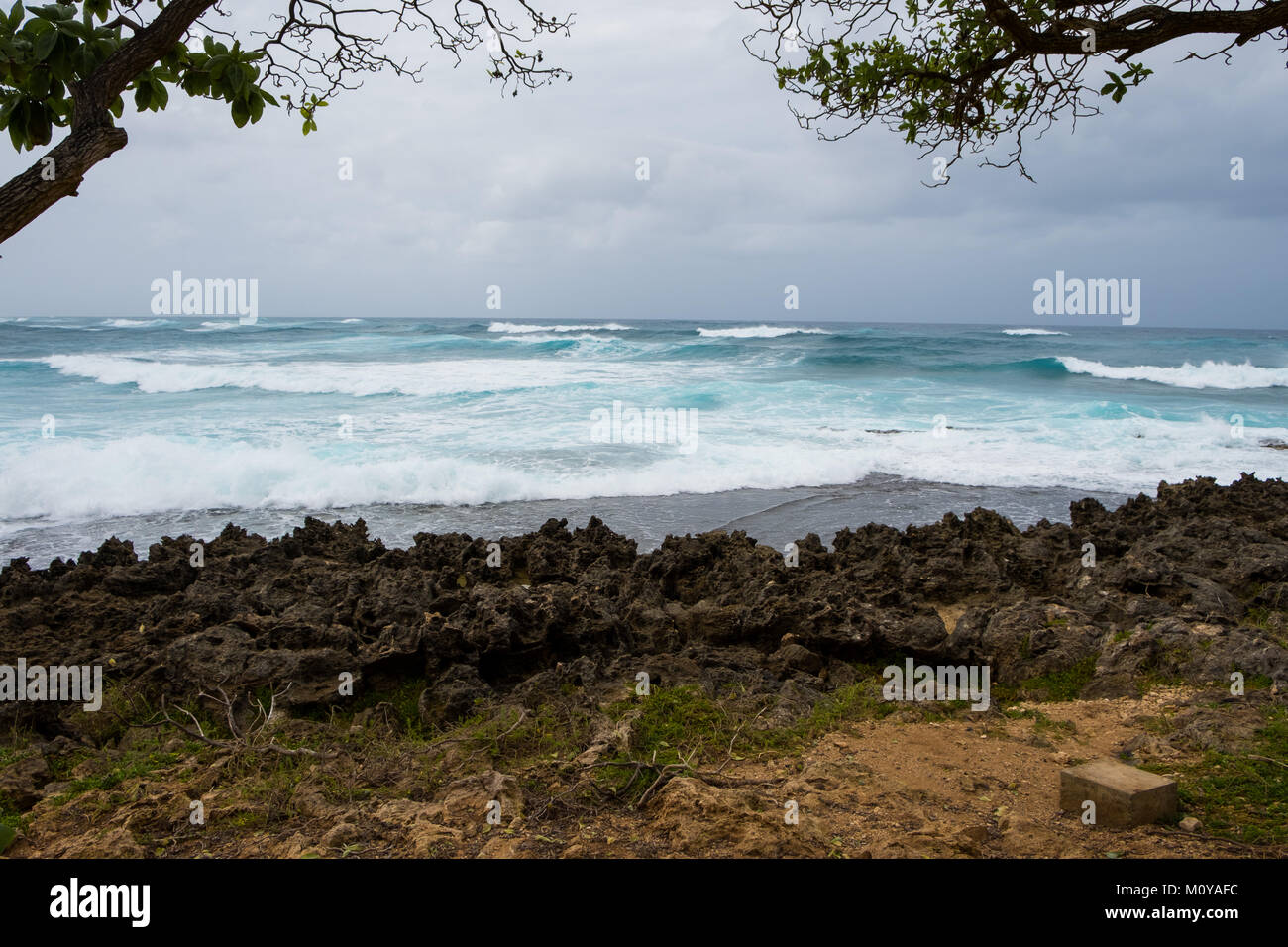 Turtle Bay Pacific Ocean Beach Stock Photo - Alamy
